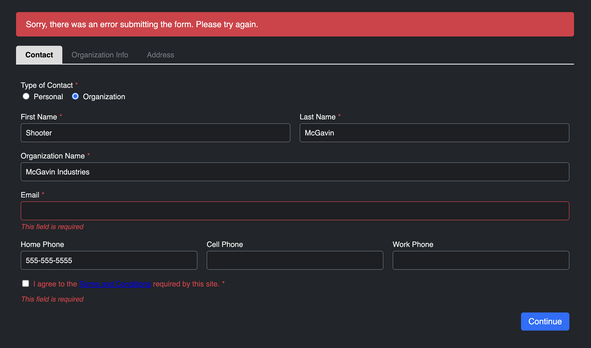 Basic Dark - Templating | Freeform 4.x for Craft | Solspace