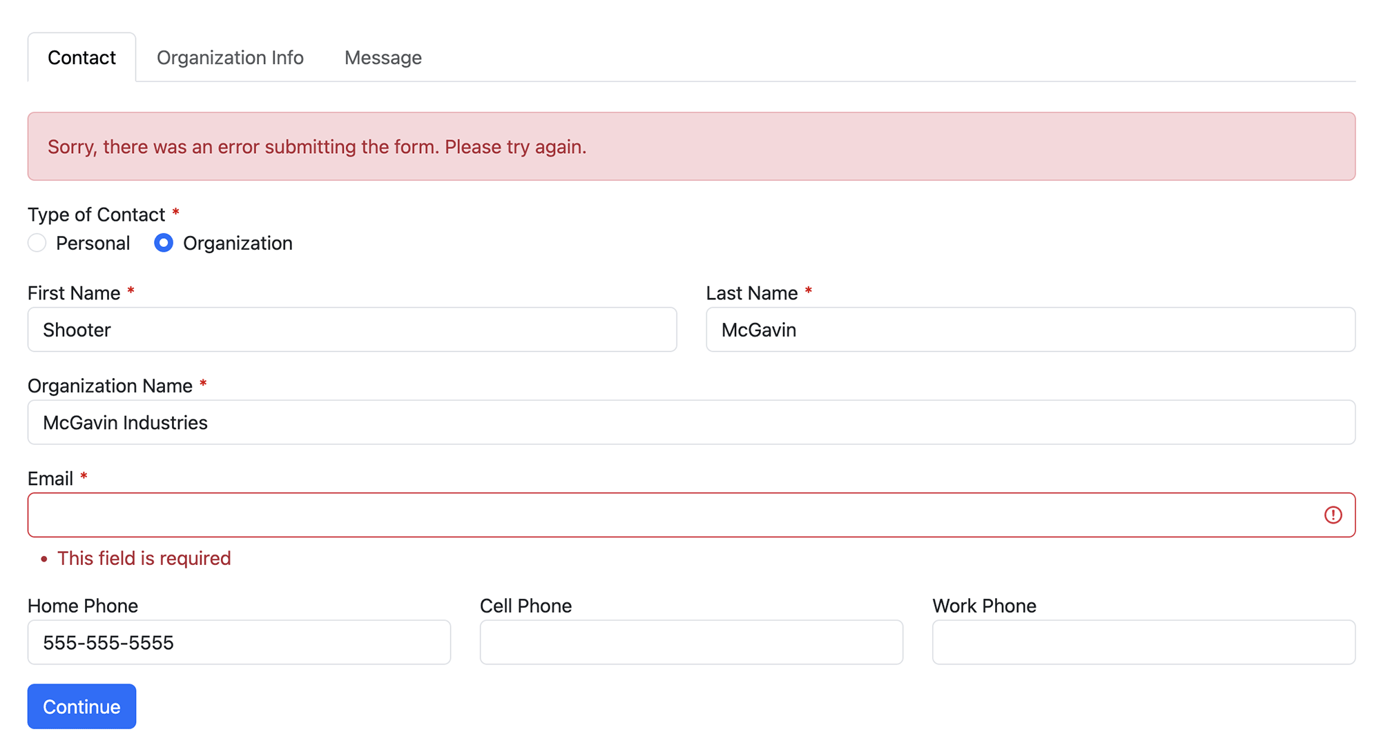 Bootstrap 3 - Templating | Freeform 4.x for Craft | Solspace
