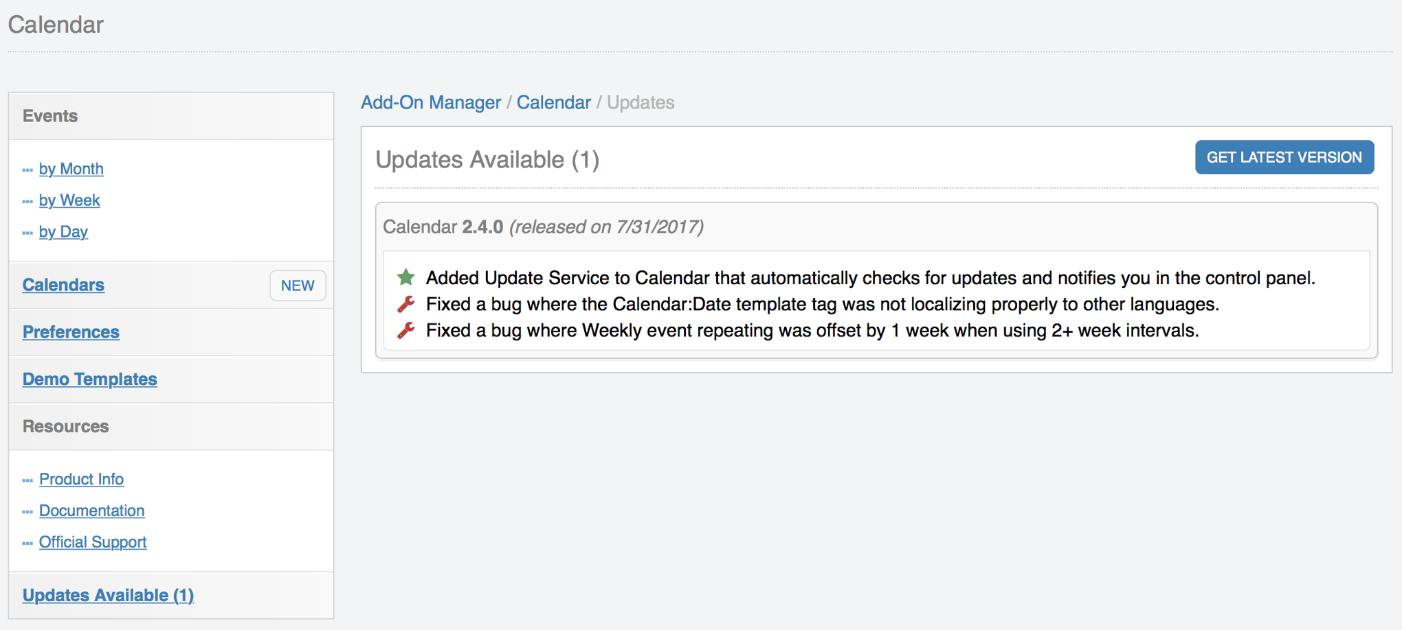 Installing & Updating | Calendar 3.x for ExpressionEngine | Solspace