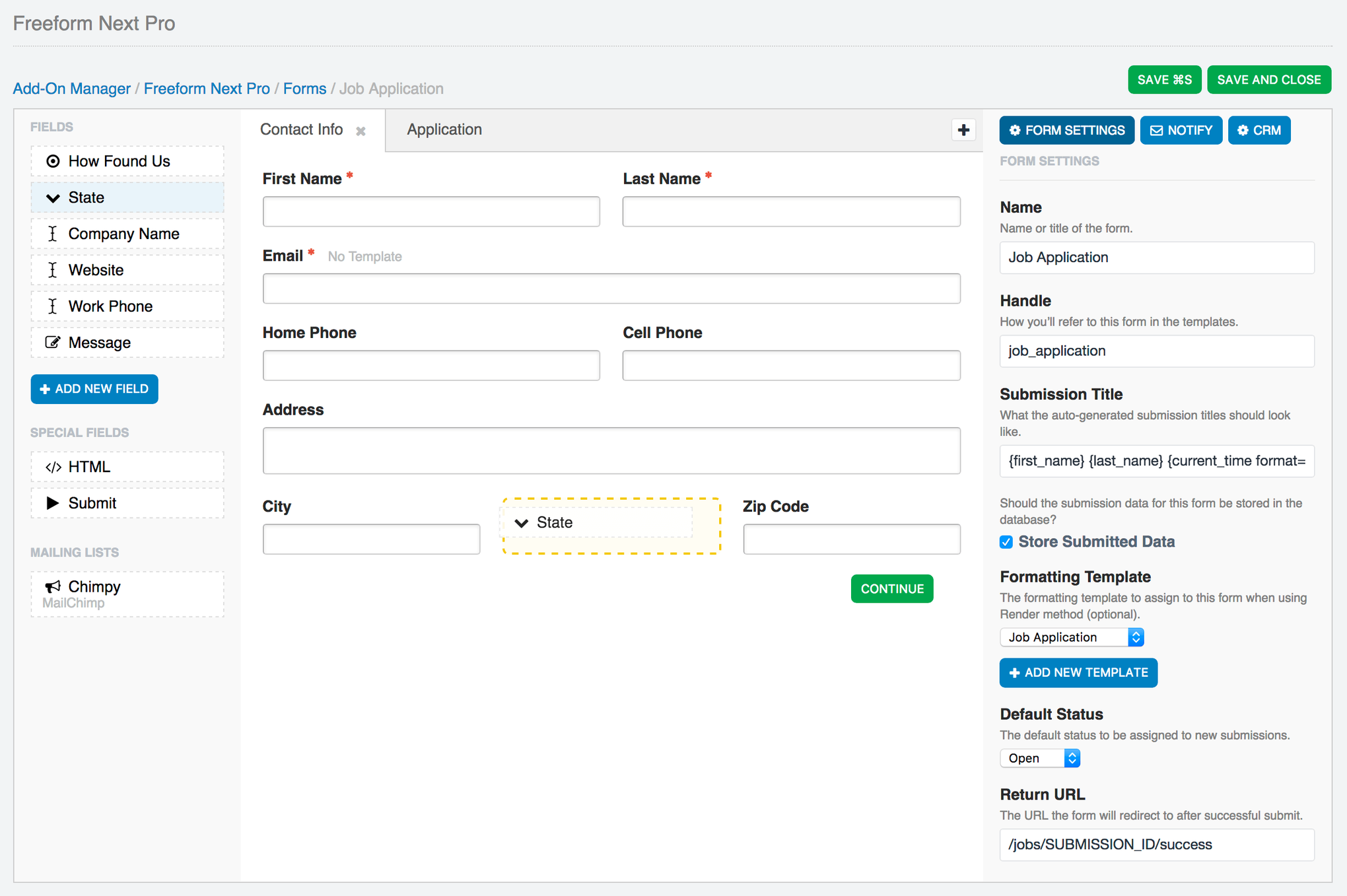 Form & Composer - Forms & Fields | Freeform 1.x for ExpressionEngine ... Form & Composer - Forms & Fields | Freeform 1.x for ExpressionEngine ...