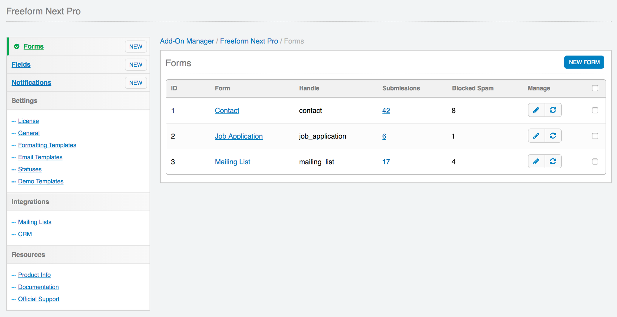 Form & Composer - Forms & Fields | Freeform 1.x for ExpressionEngine | Solspace
