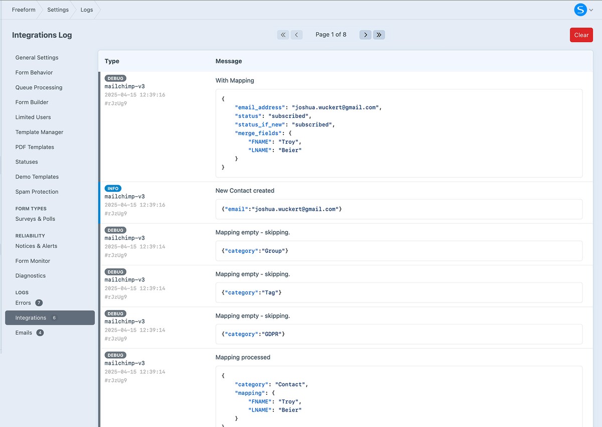 Troubleshooting Form Issues - Guides | Freeform 5.x for Craft | Solspace
