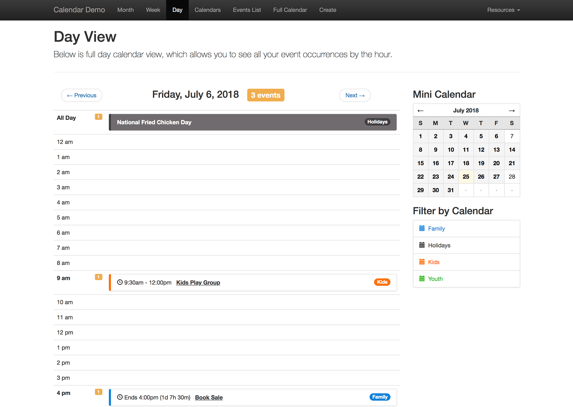Day - Templating | Calendar 4.x for Craft | Solspace